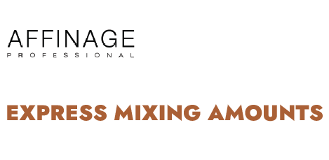 Express Mixing Amounts – Affinage Professional